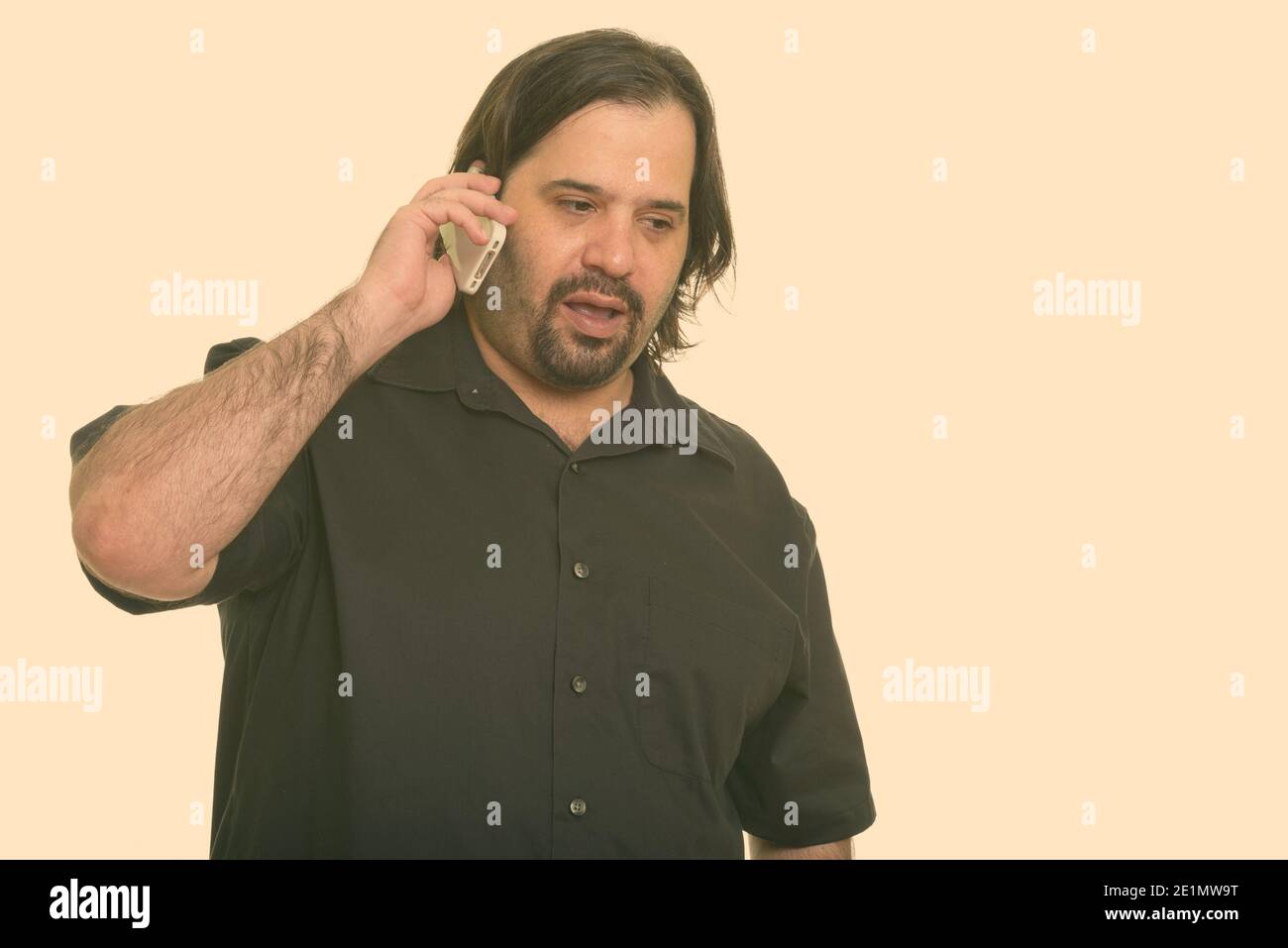 Person with mouth open talking hi-res stock photography and images - Alamy