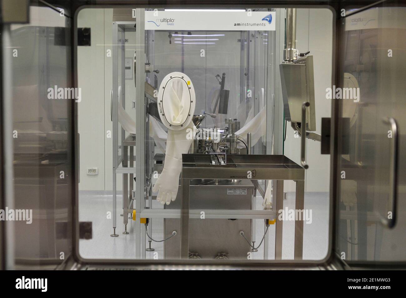 Rome, Italy. 08th Jan, 2021. Castel Romano the ReiThera laboratories ...