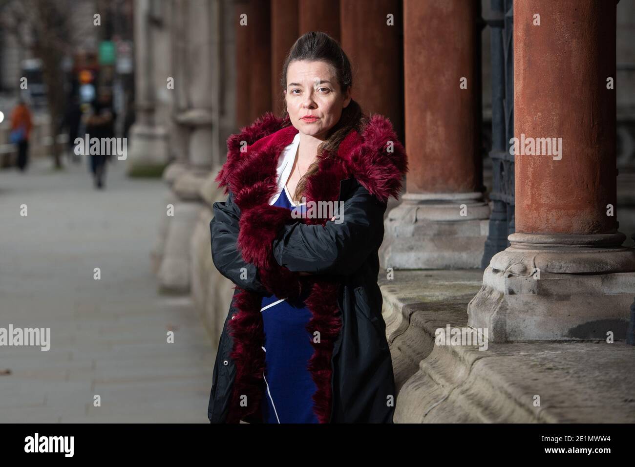 Paula Parfitt, the mother of Pippa Knight, outside the Royal Courts of ...