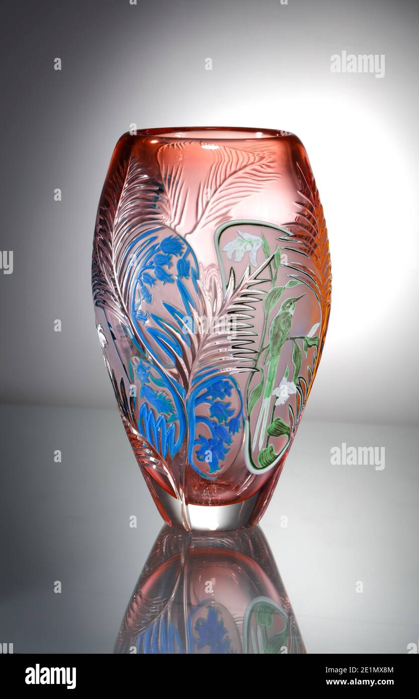 Helen Millard Cameo Glass Stock Photo - Alamy