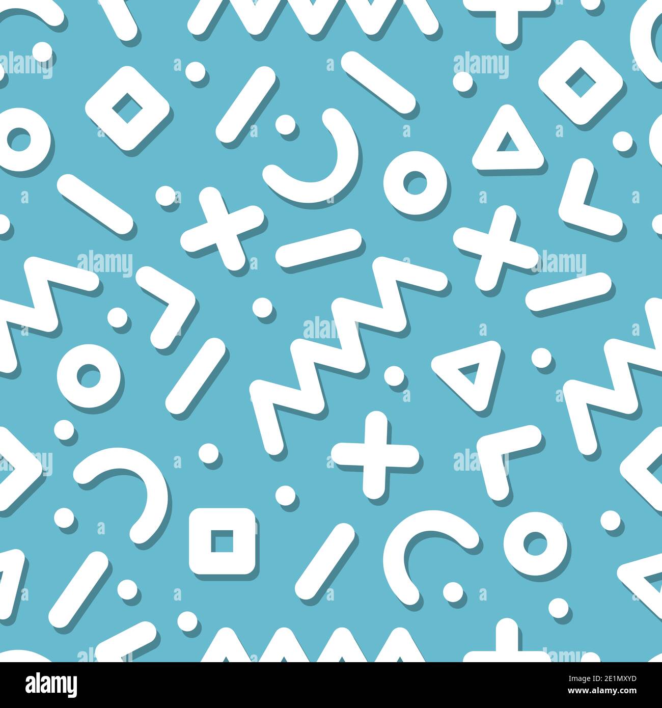 Simple memphis background Cut Out Stock Images & Pictures - Alamy