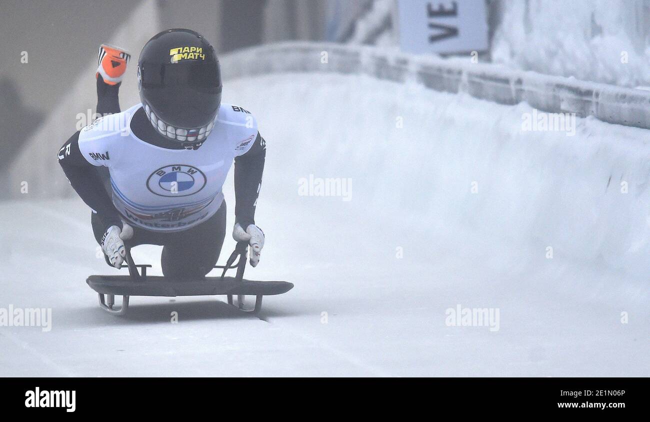 Winterberg, Germany. 08th Jan, 2021. Skeleton: Women's World Cup, 1st ...