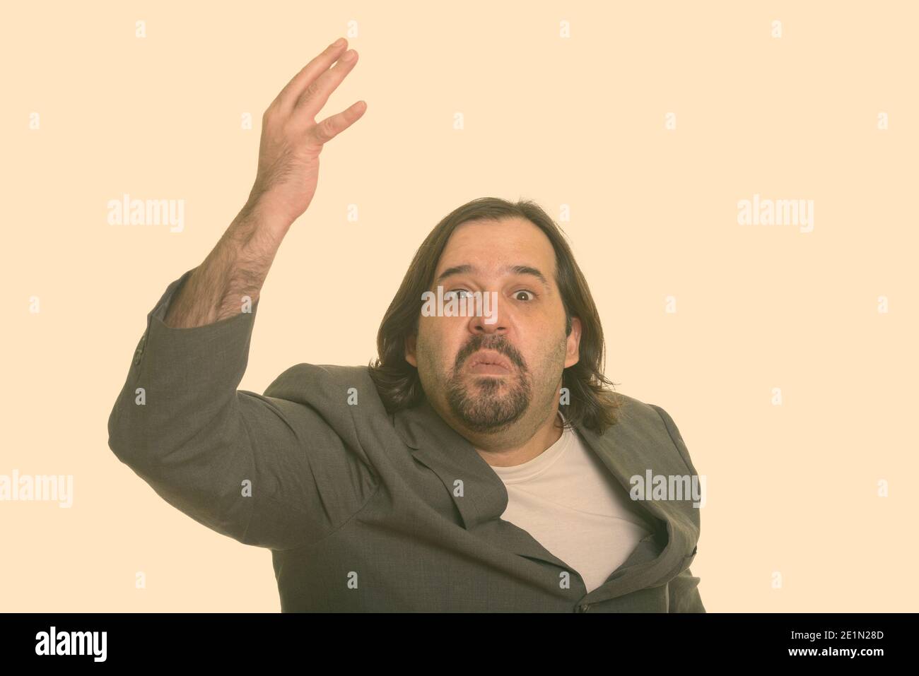 Raising arm hi-res stock photography and images - Alamy