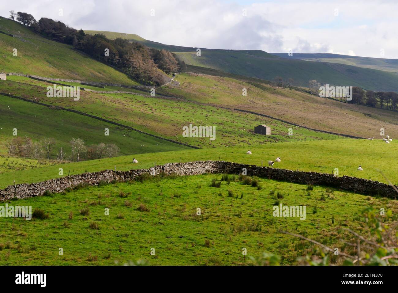 scenic fells landscape, North Yorkshire,England,GB Stock Photo - Alamy