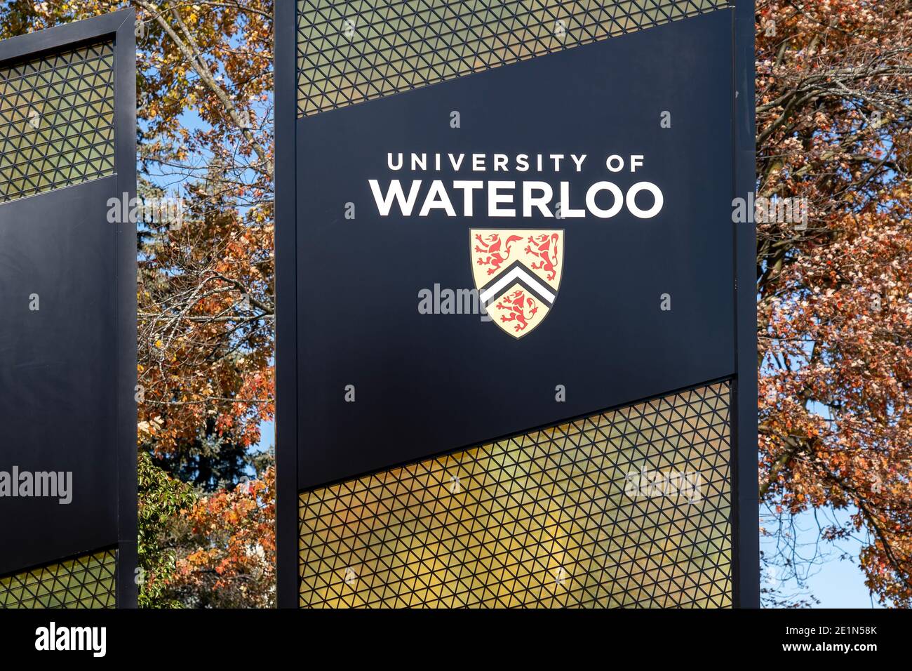 Waterloo, On, Canada - October 17, 2020: University of Waterloo (UW ...