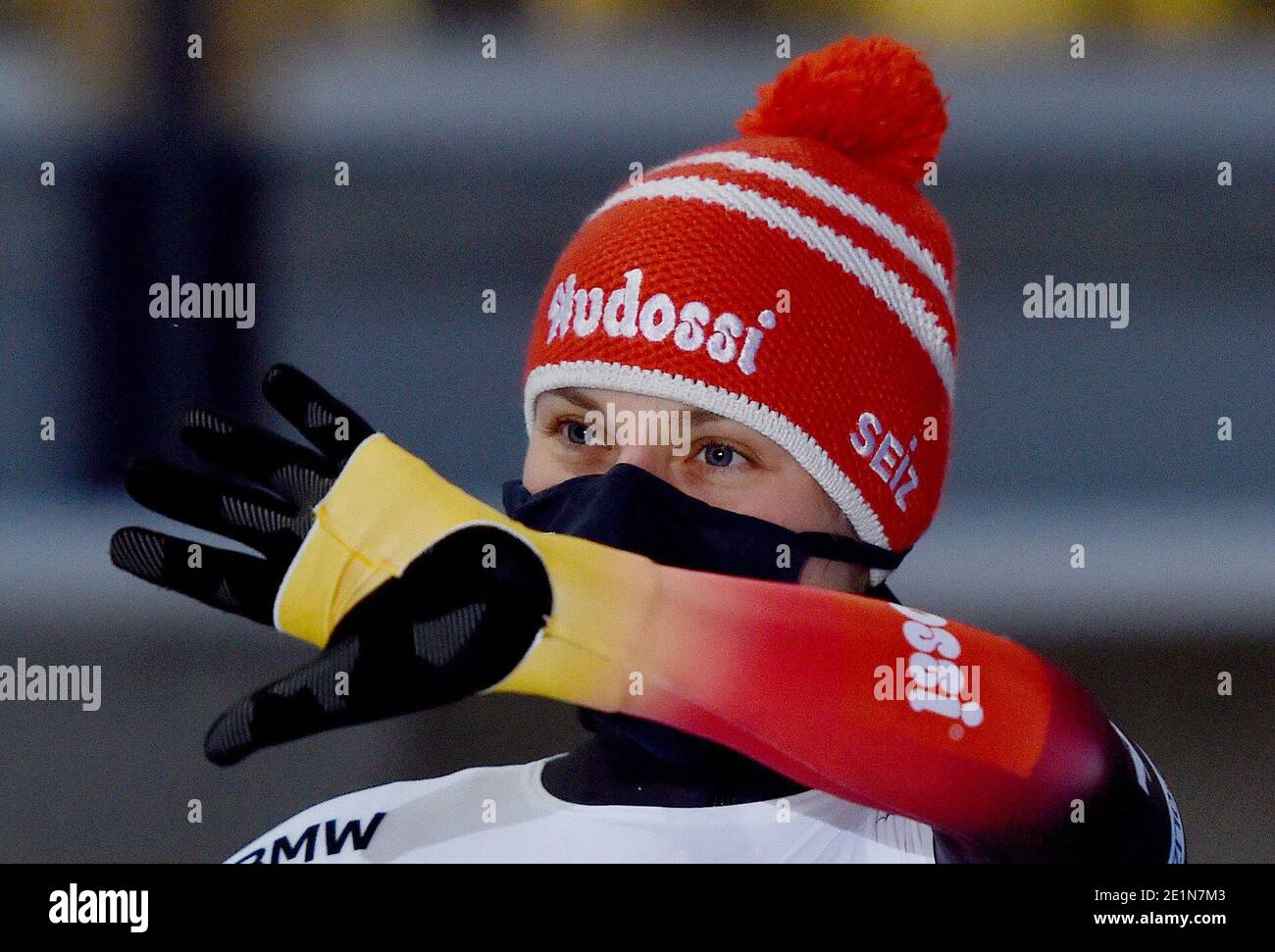 Winterberg, Germany. 08th Jan, 2021. Skeleton: World Cup women, 2nd run ...