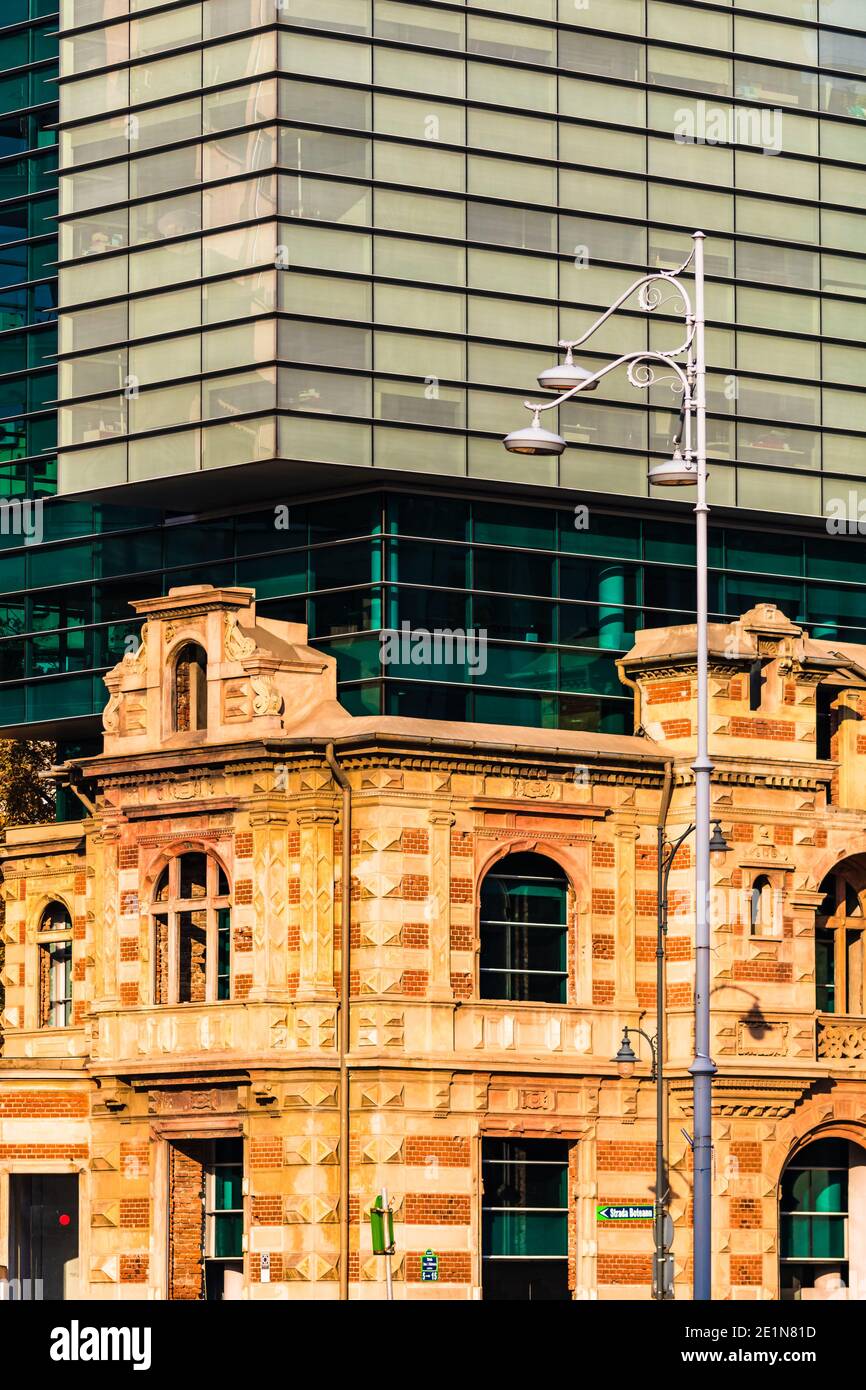The modern building of the Union of Romanian Architects in downtown ...