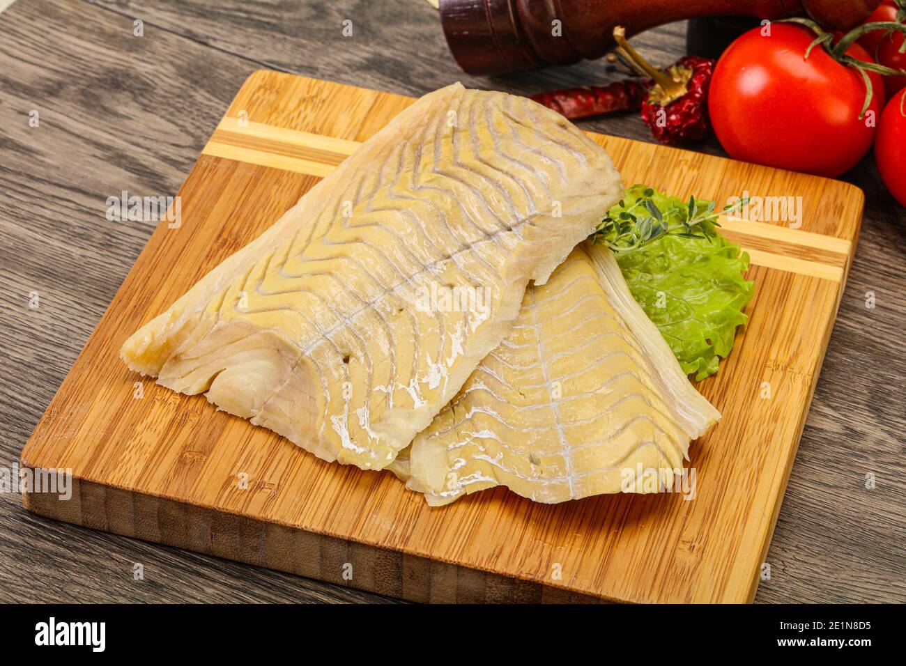 Raw cod fish fillet for cooking Stock Photo - Alamy