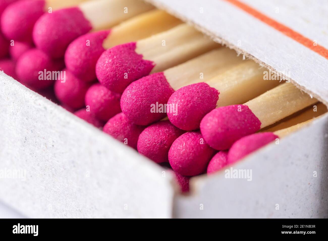 Close up match sticks in matchbox hi-res stock photography and images ...
