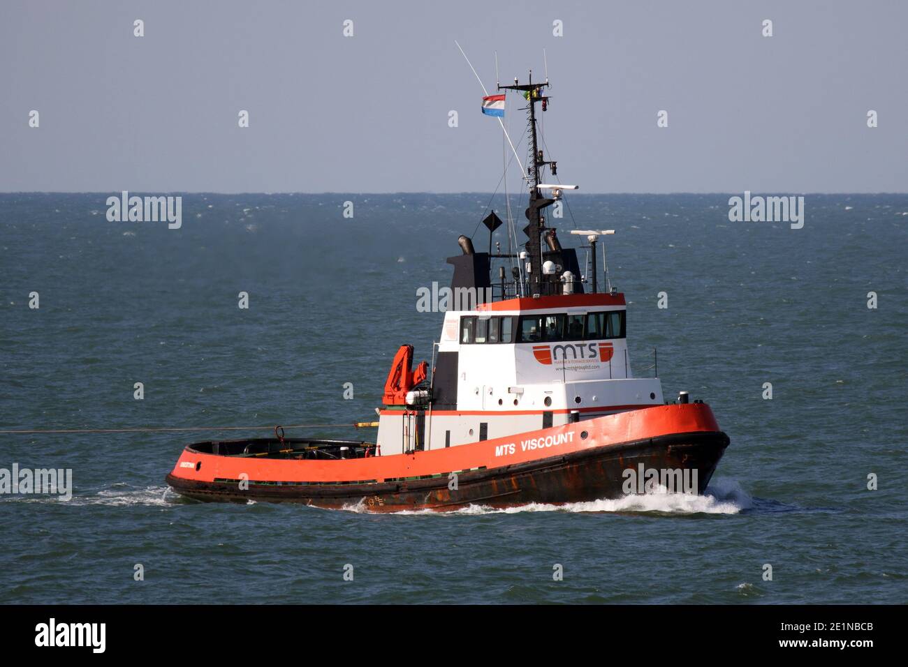 The tug MTS Viscount will reach the port of Rotterdam on September 18 ...