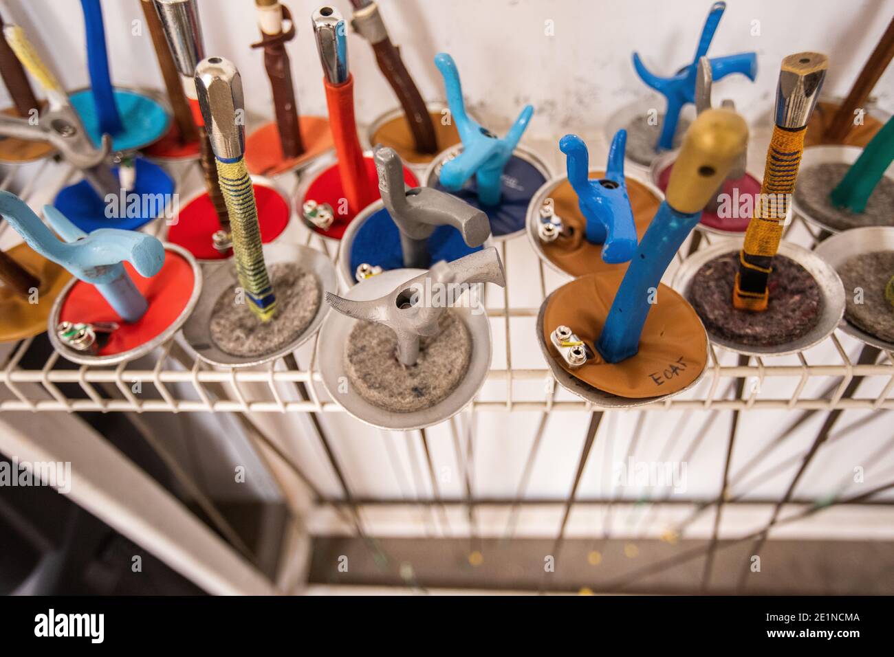 Swords for fencing and sword fighting Stock Photo - Alamy