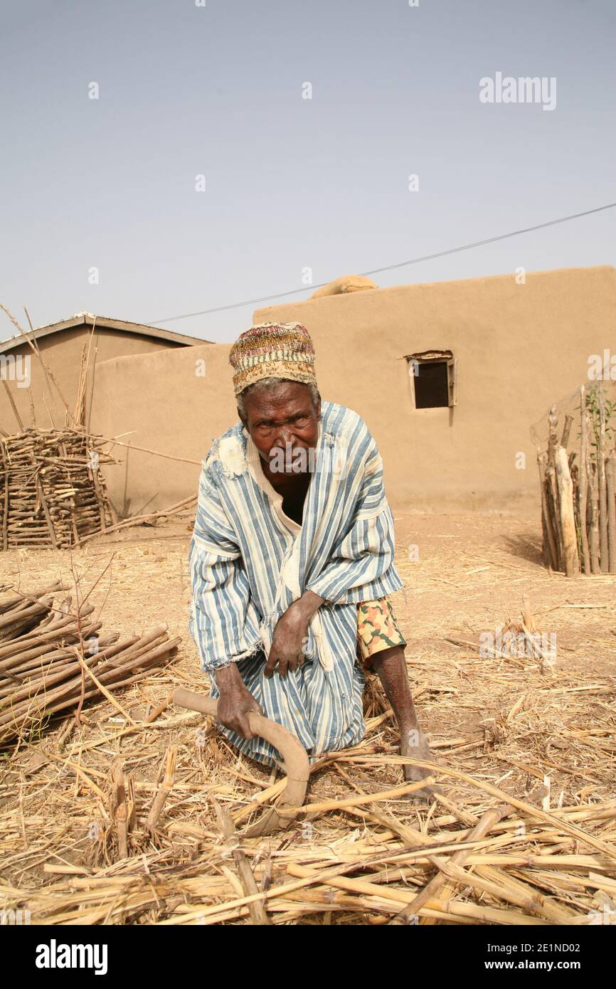 Elderly man wearing in traditional hi-res stock photography and images ...