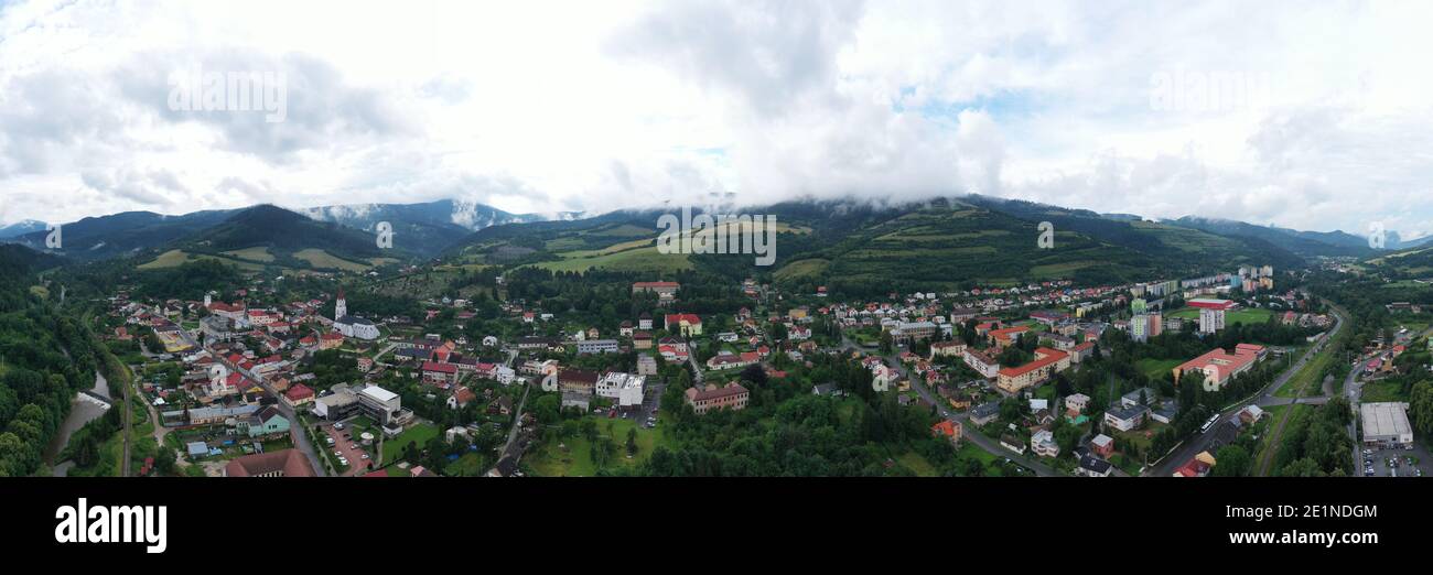 Aerial view of Gelnica city in Slovakia Stock Photo - Alamy