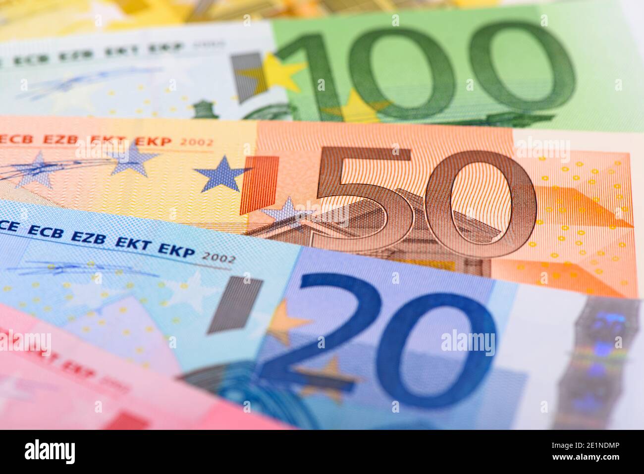 Detail of Euro banknotes Stock Photo - Alamy
