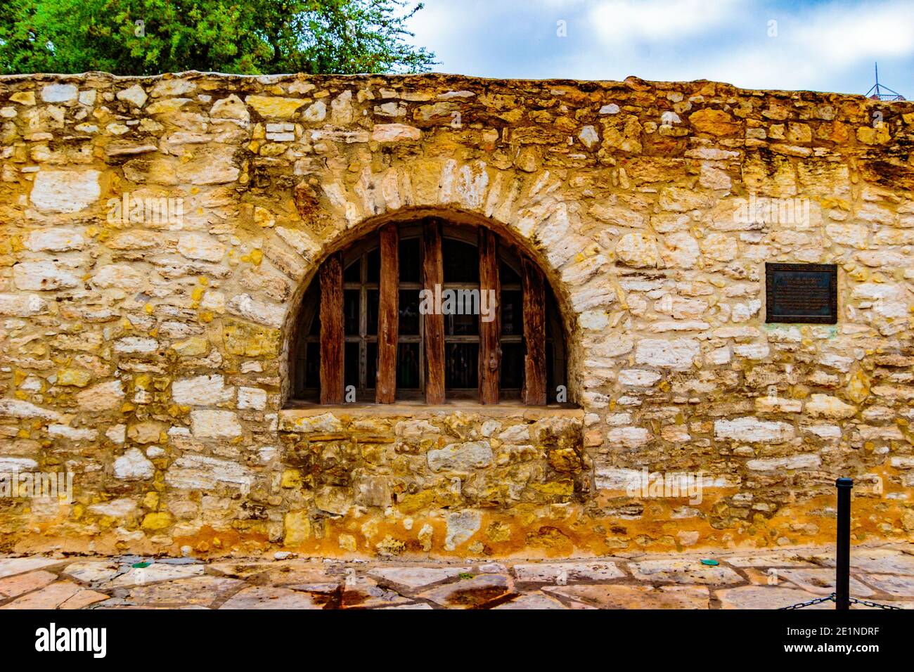 San Antonio, Texas, USA - March 29, 2018: Views of the exterior walls ...