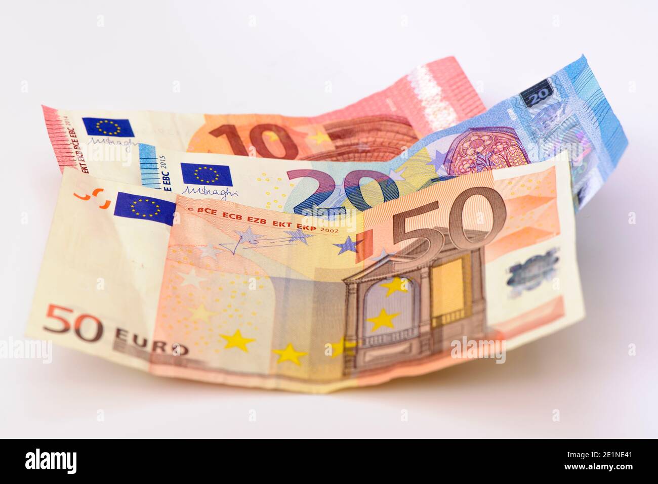Detail of Euro banknotes Stock Photo - Alamy