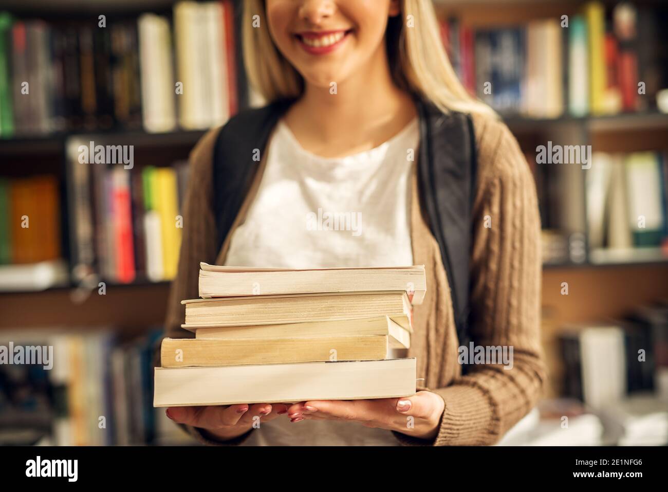 Woman working books close hi-res stock photography and images - Alamy