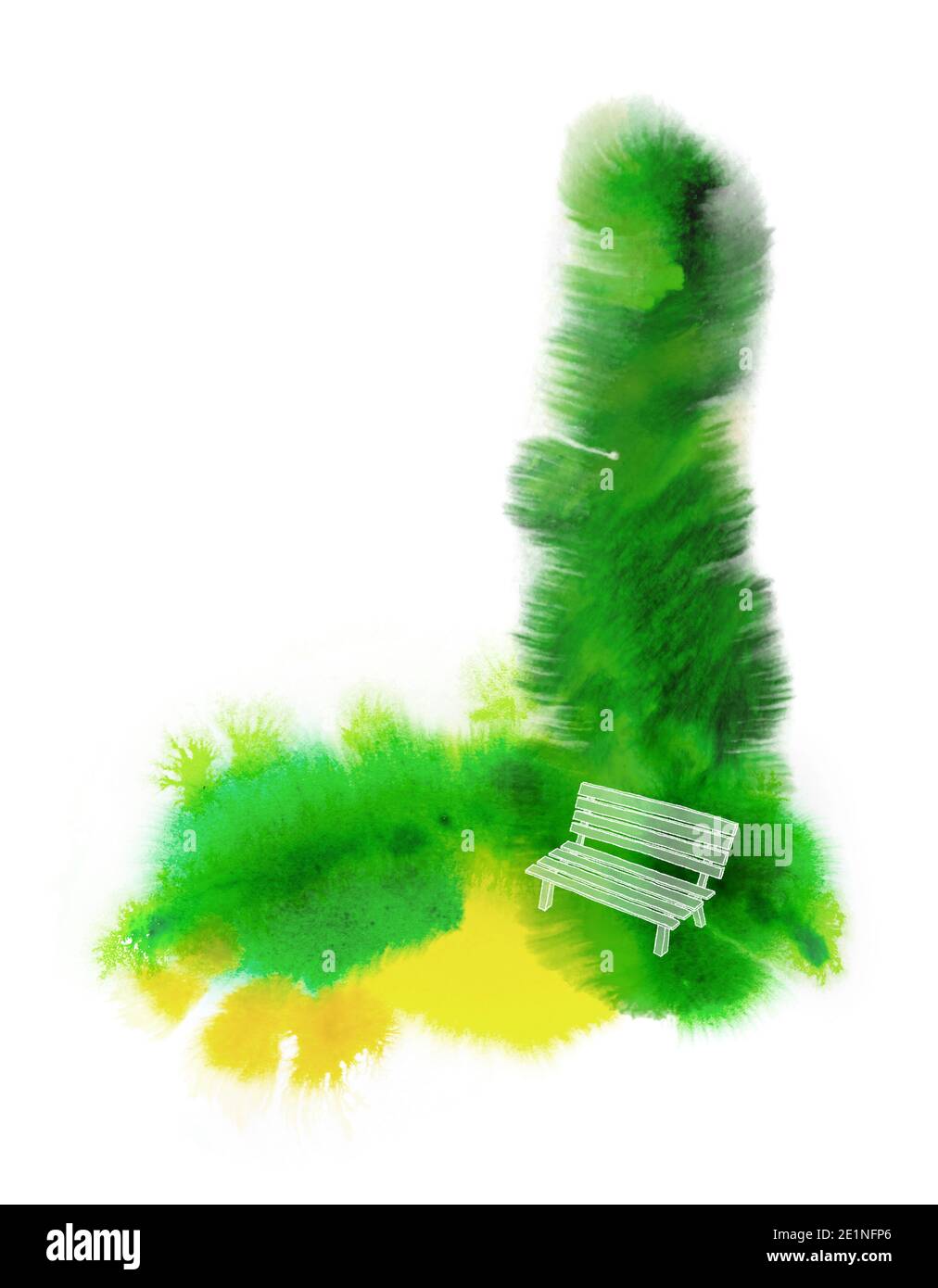 Nature benches Cut Out Stock Images & Pictures - Alamy