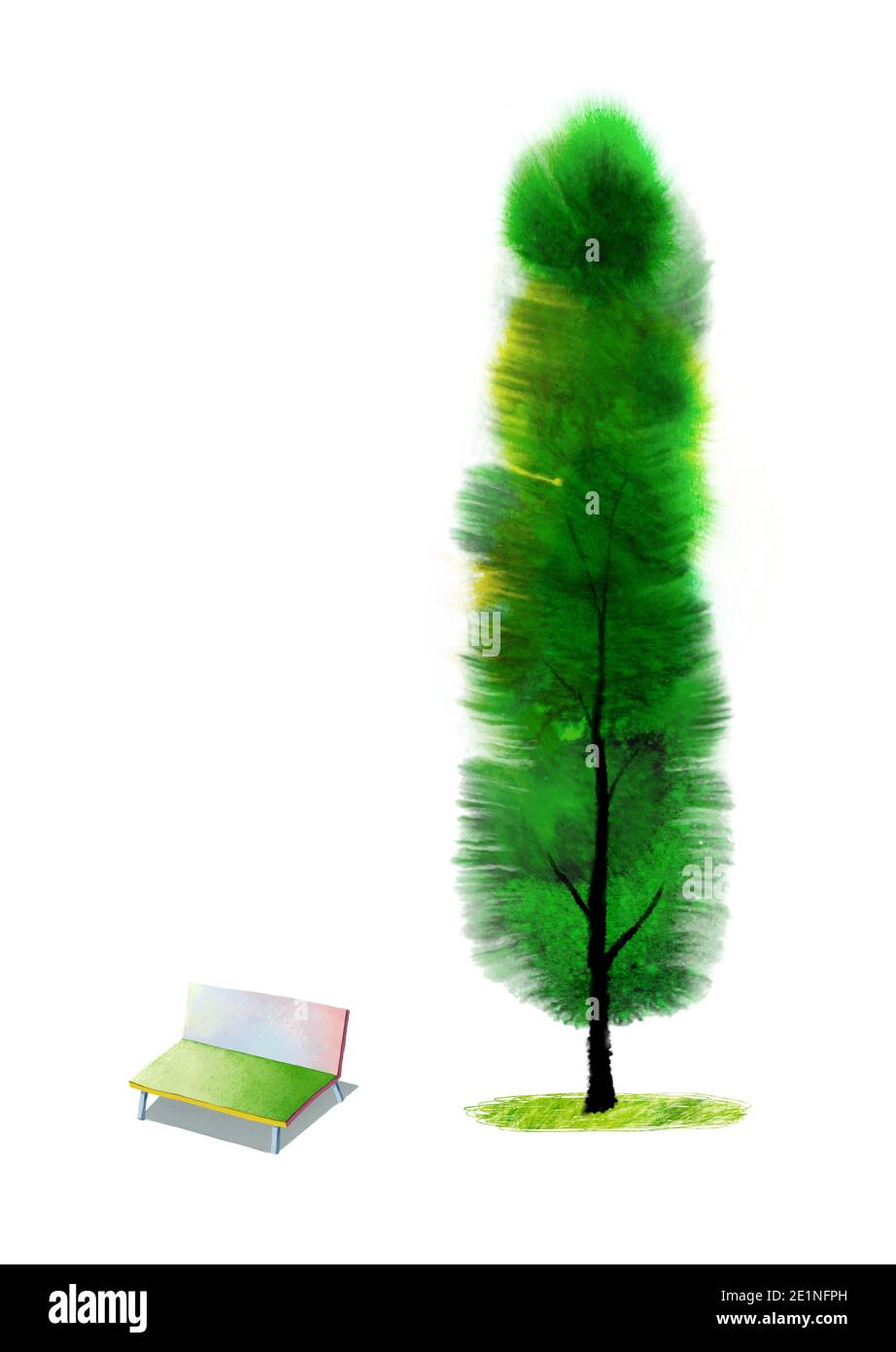 Nature benches Cut Out Stock Images & Pictures - Alamy