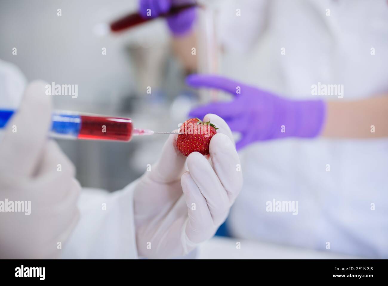 Dna of strawberry hi-res stock photography and images - Alamy