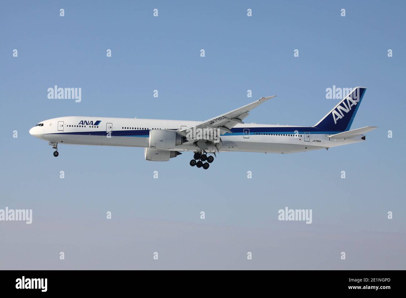 Japanese ANA All Nippon Airways Boeing 777-300 with registration JA788A ...
