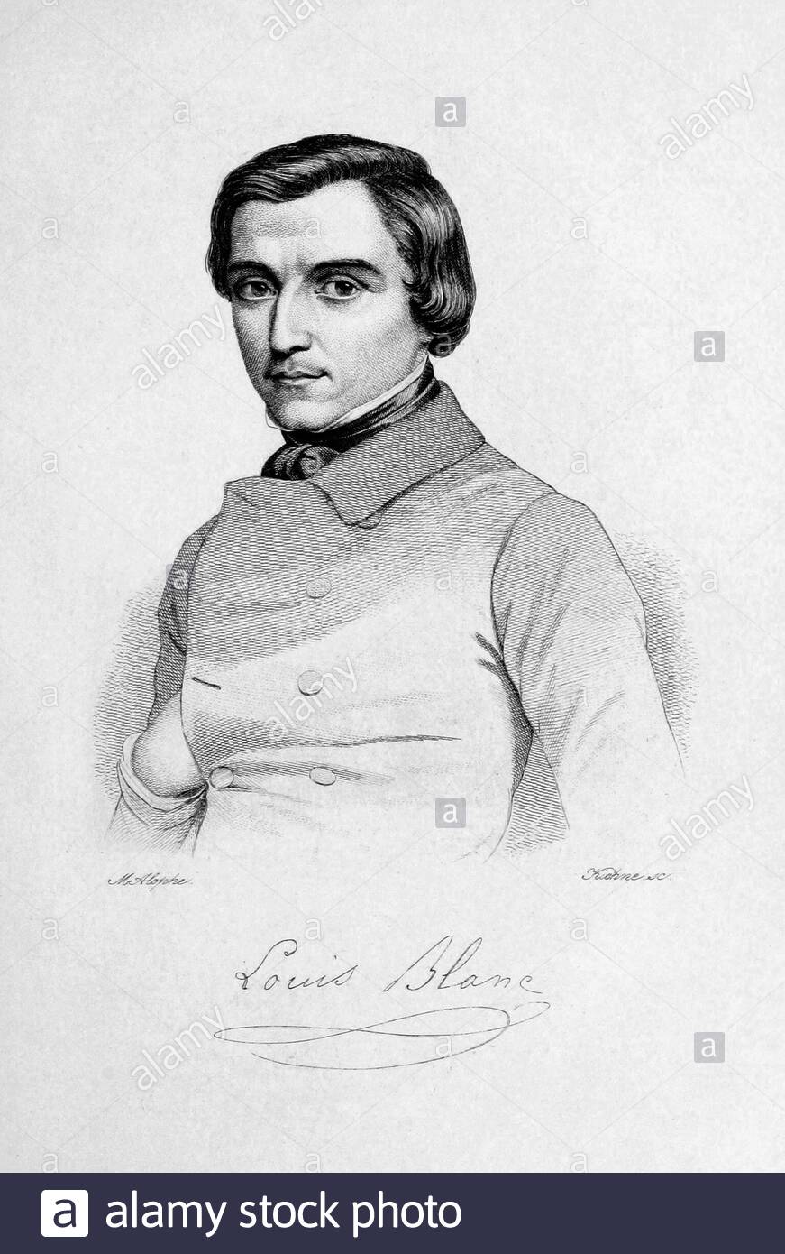 Louis Blanc portrait, 1811 – 1882, was a French politician and ...