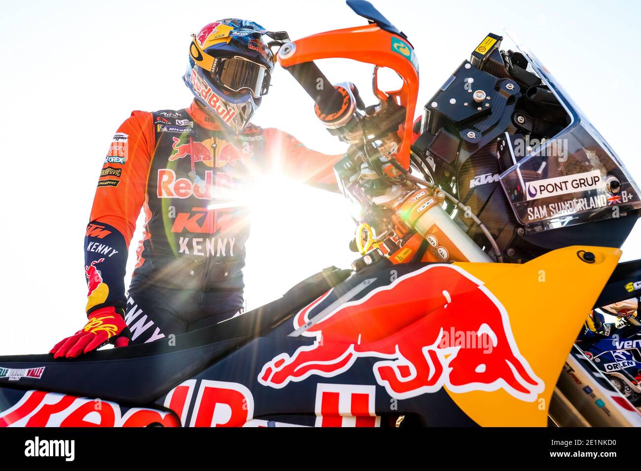 Sunderland Sam (gbr), KTM, Red Bull KTM Factory Team, Moto, Bike, portrait during the 6th stage ...