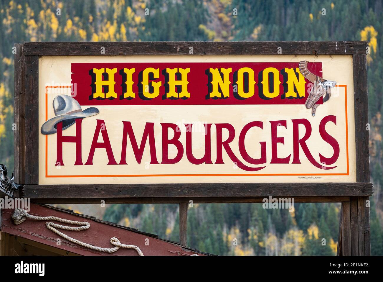 Silverton mountain signage hi-res stock photography and images - Alamy