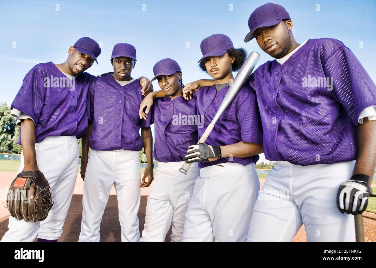 African American Baseball Teams Stock Photo - Alamy