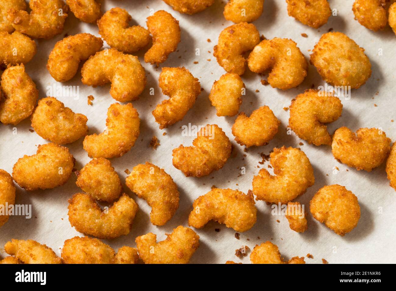 Homemade Deep Fried Popcorn Shrimp Ready to Eat Stock Photo - Alamy