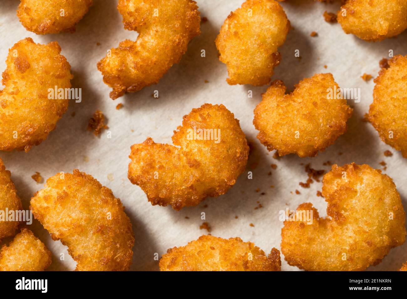 Homemade Deep Fried Popcorn Shrimp Ready to Eat Stock Photo - Alamy