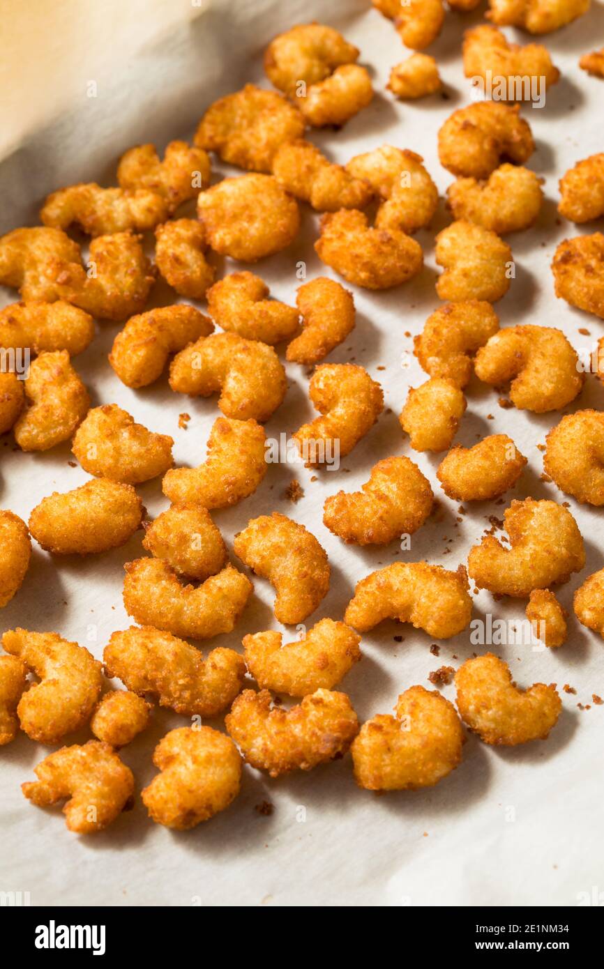 Homemade Deep Fried Popcorn Shrimp Ready to Eat Stock Photo - Alamy