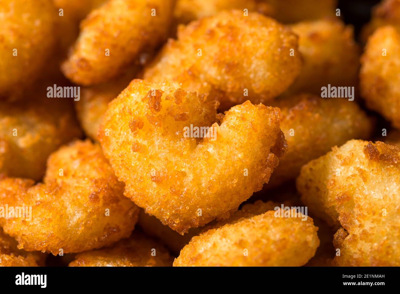 Homemade Deep Fried Popcorn Shrimp Ready to Eat Stock Photo - Alamy