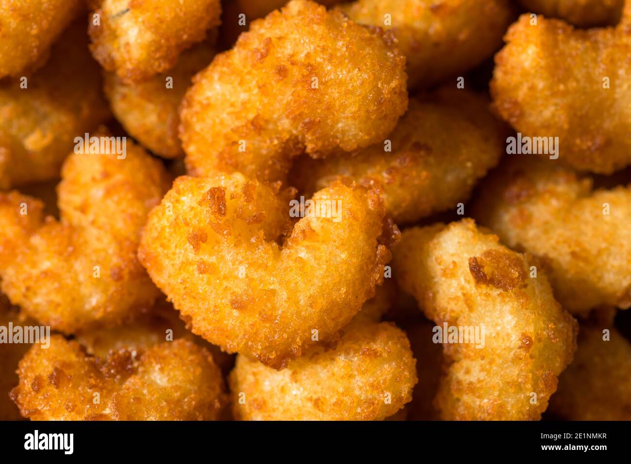 Homemade Deep Fried Popcorn Shrimp Ready to Eat Stock Photo - Alamy