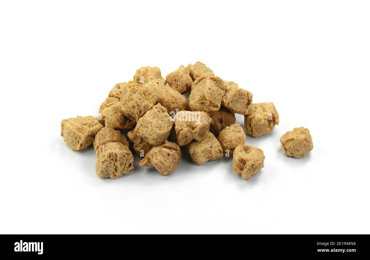 Textured dehydrated organic soybean flakes hi-res stock photography and ...