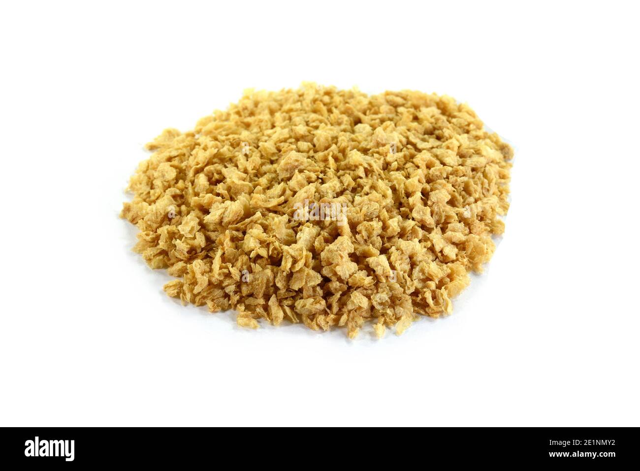 Pile of raw soy meat isolated on white. alternative food Stock Photo ...