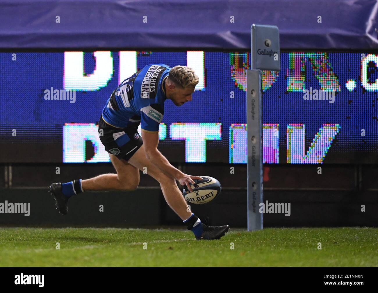 Recreation Ground, Bath, Somerset, UK. 8th Jan, 2021. English ...