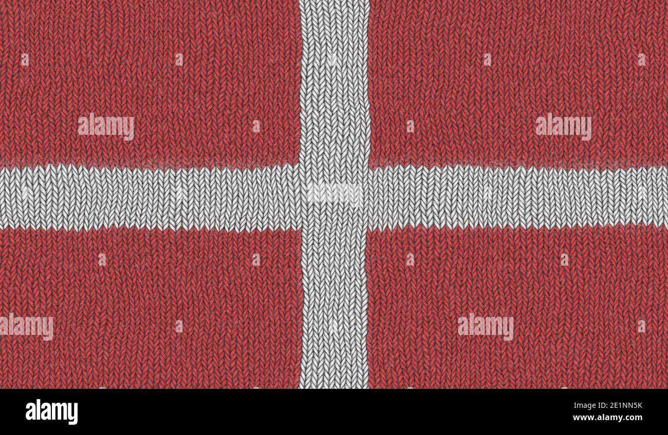 Illustration of a Knitted Flag of Sovereign Military Order of Malta ...