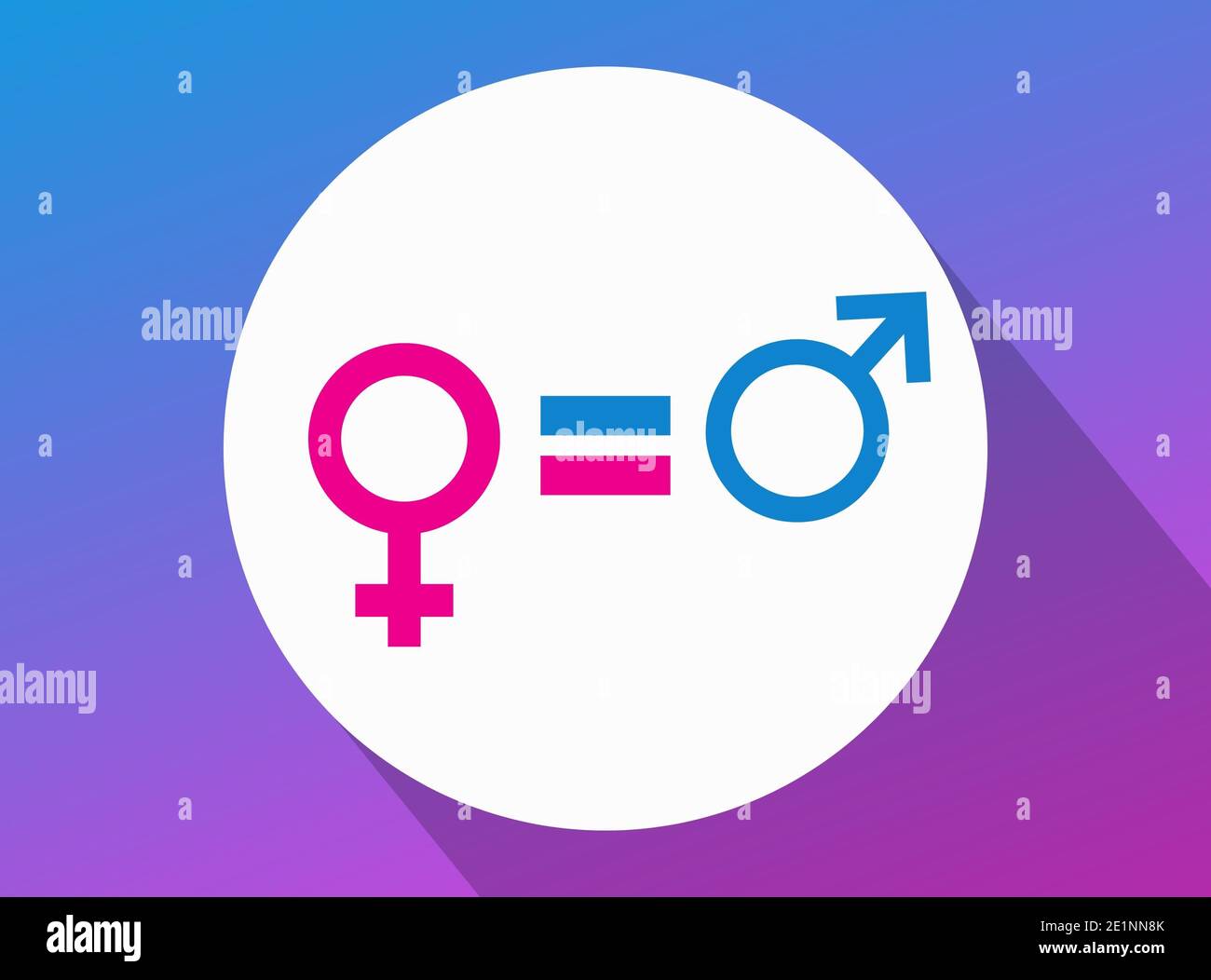 Equality Symbol Blue