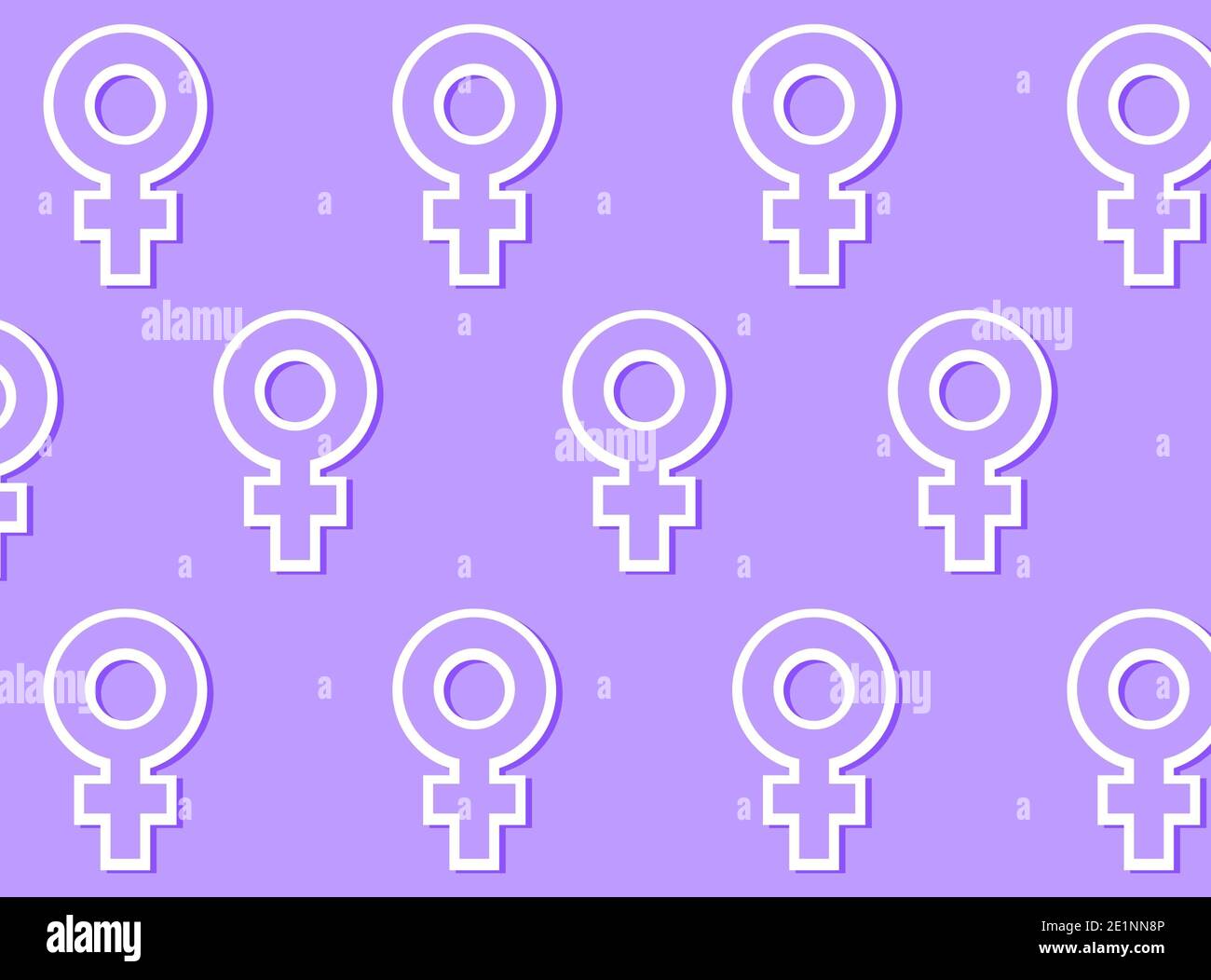Symbol of women. Pattern background Stock Photo - Alamy