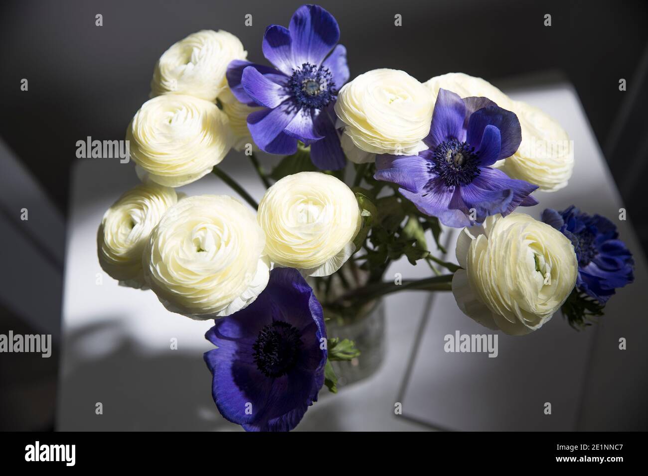 Blue Anemone Bouquet