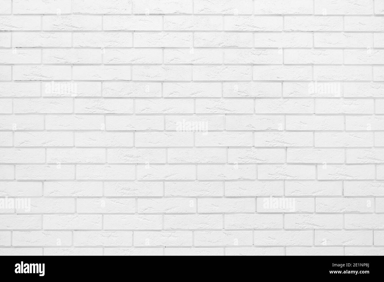 White brick wall in the form of tiles for the interior Stock Photo - Alamy