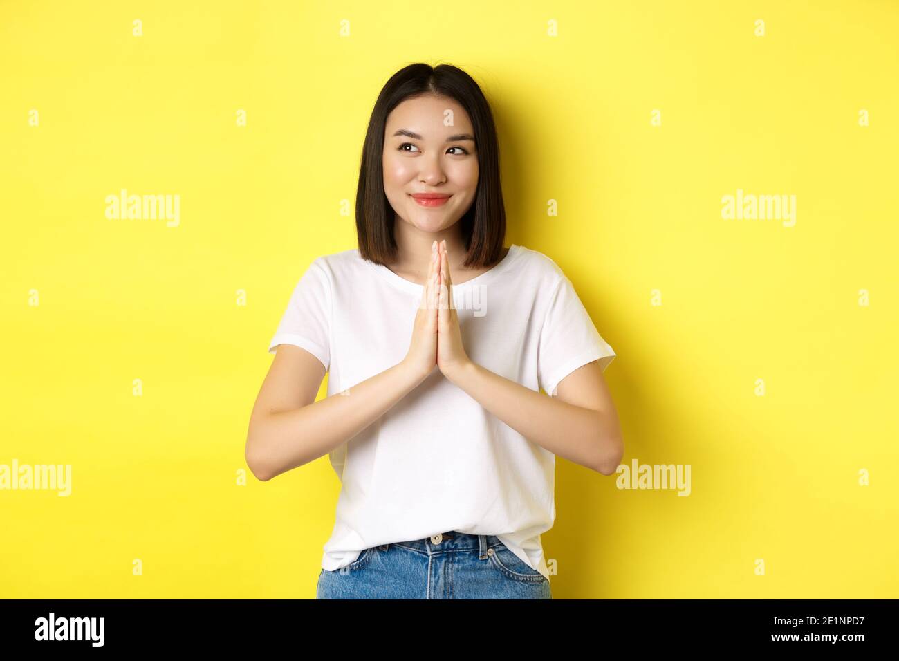 Namaste Asian Hands High Resolution Stock Photography and Images - Alamy
