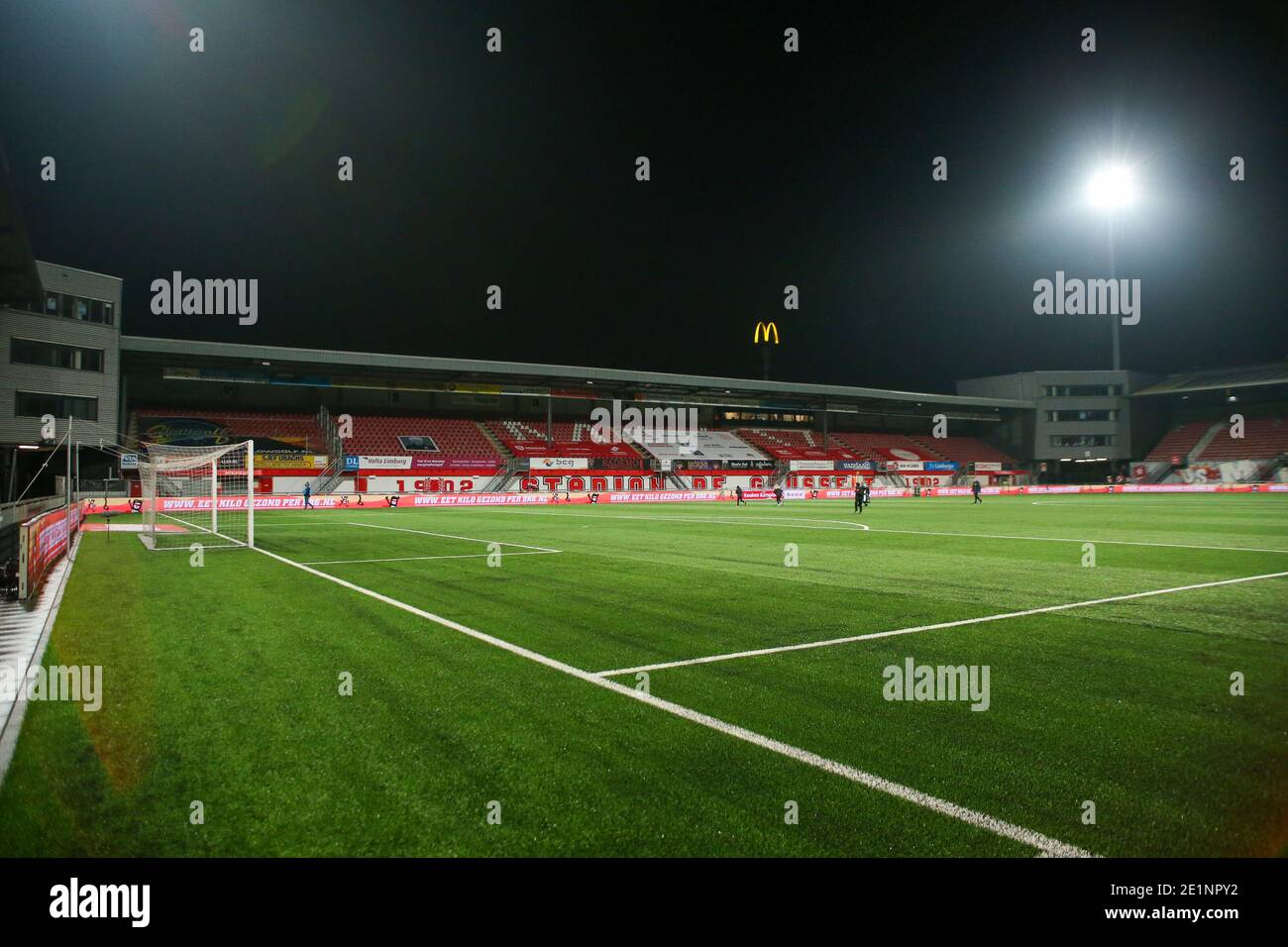 MAASTRICHT, NETHERLANDS - JANUARY 8: General view of De Geusselt ...