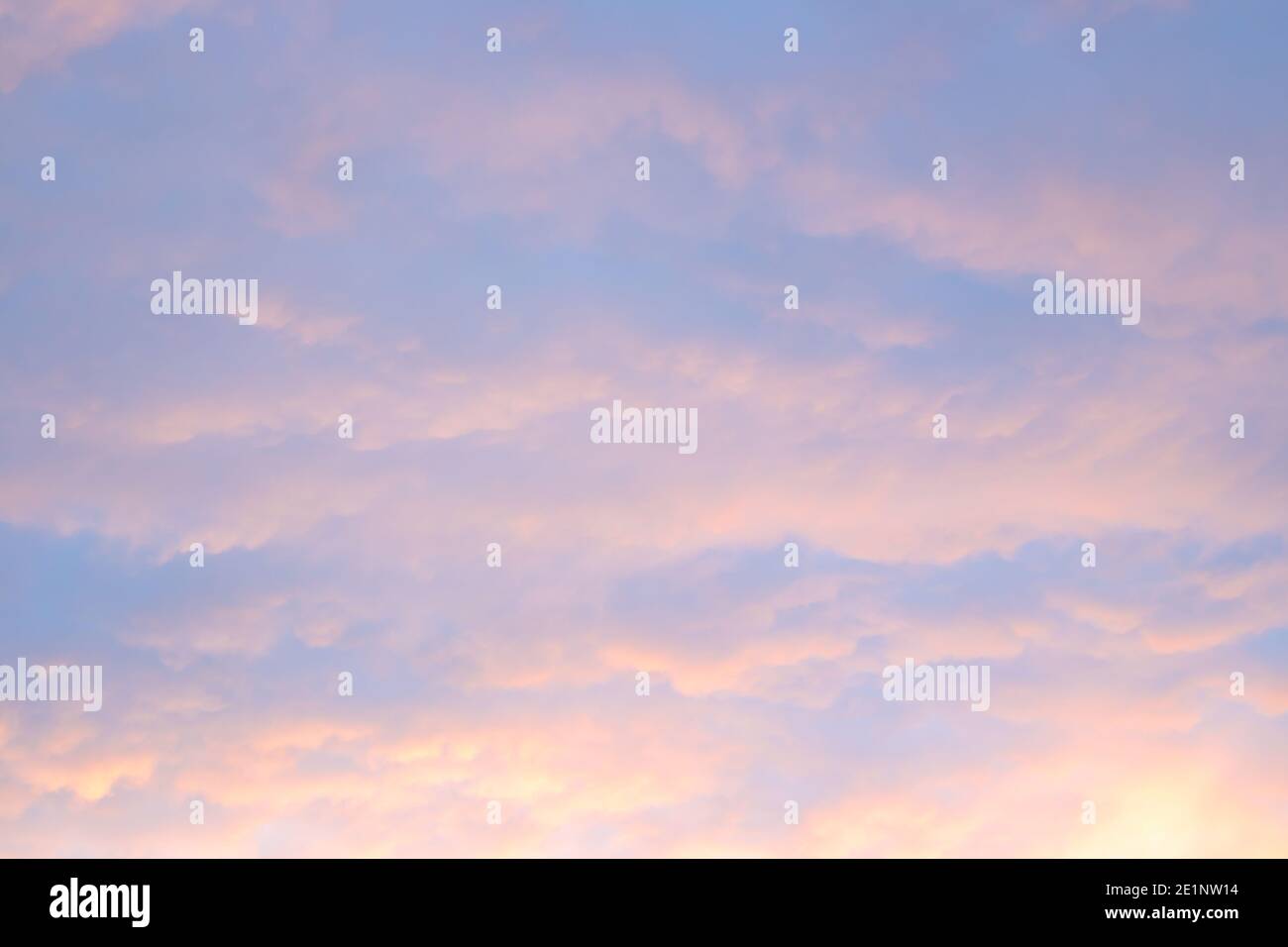 sunset sky and soft lilac clouds, background for text, background Stock ...