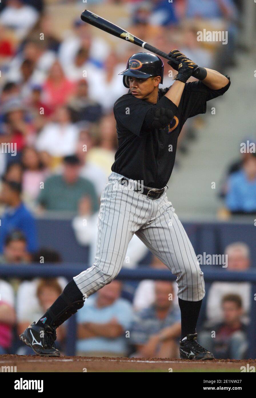 Alex Cintron of the Arizona Diamondbacks bats during 10-3 victory over ...
