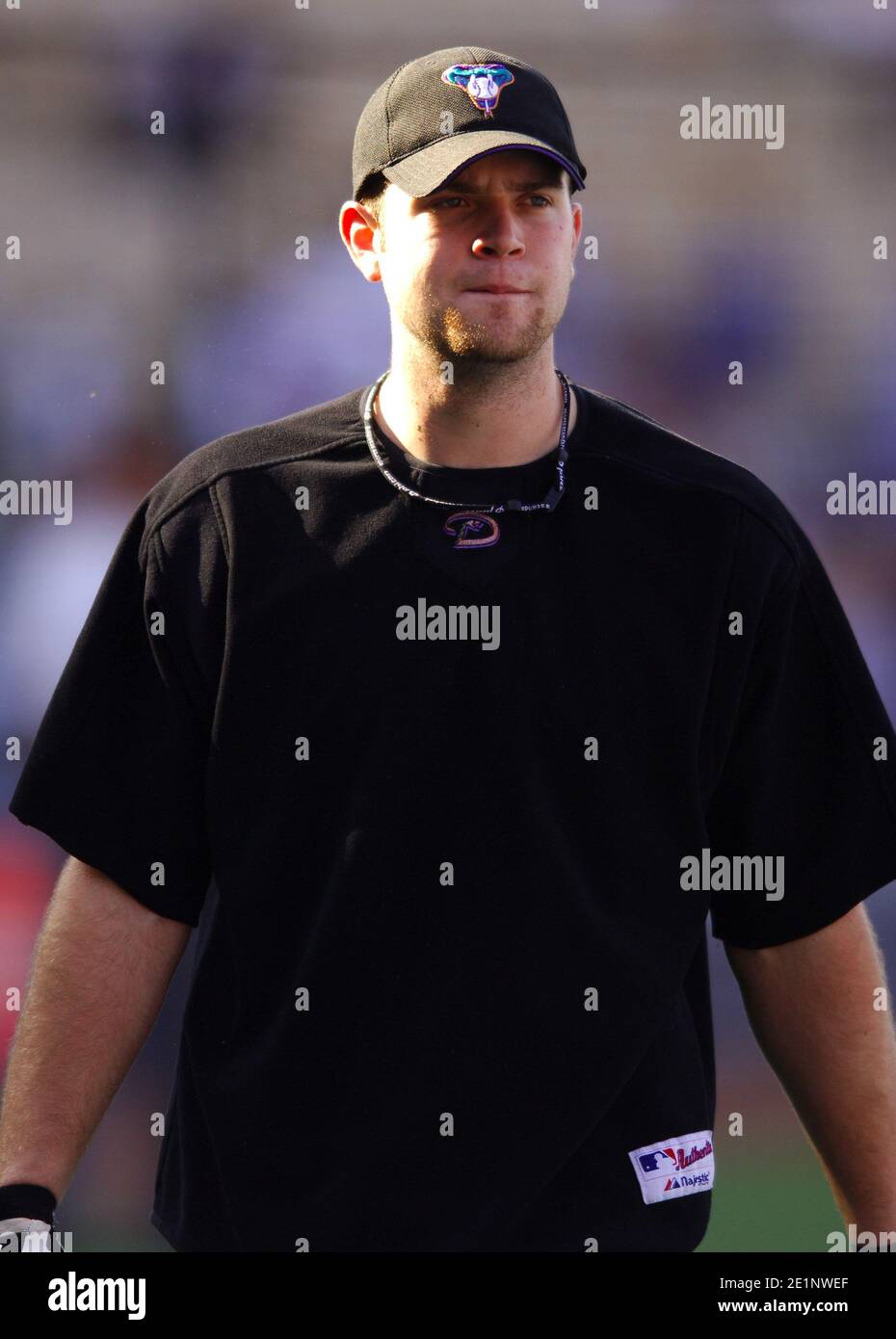 Chris Synder of the Arizona Diamondbacks during batting practice before ...