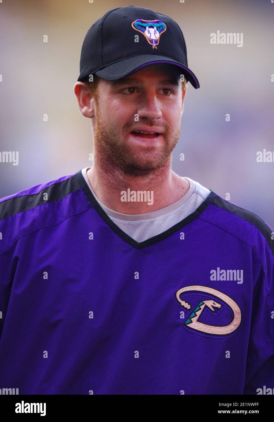Chad Tracy of the Arizona Diamondbacks during batting practice before ...