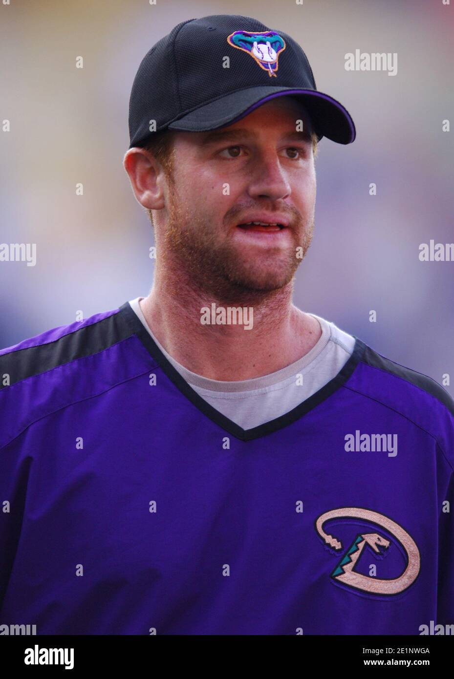 Chad Tracy of the Arizona Diamondbacks during batting practice before ...