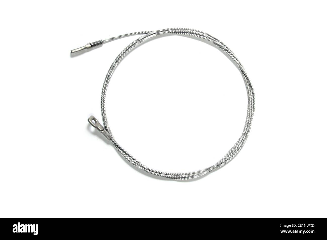 wire parking brake car isolated on white background Stock Photo - Alamy
